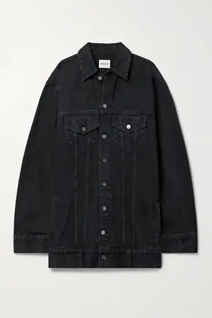 Khaite Ross Oversized Denim Trucker Jacket