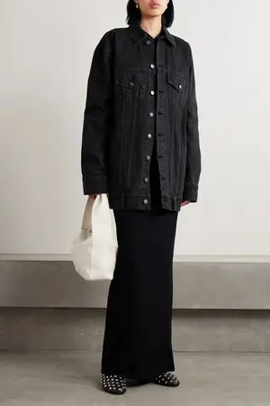 Khaite Ross Oversized Denim Trucker Jacket