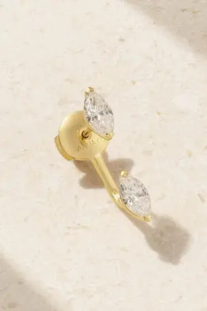 ANITA KO Orbit 18-karat Diamond Single Earring - Gold