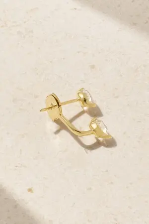 ANITA KO Orbit 18-karat Diamond Single Earring - Gold