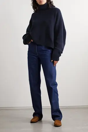 THE ROW Ezio Wool And Cashmere-blend Turtleneck Sweater