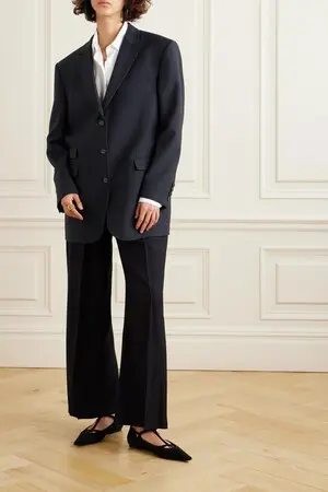 THE ROW Ule Oversized Woven Blazer