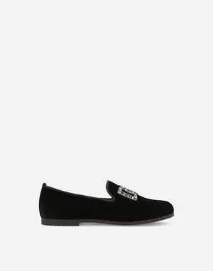 Dolce & Gabbana Velvet Slippers