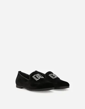 Dolce & Gabbana Velvet Slippers