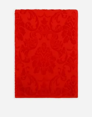 Dolce & Gabbana Beach Towel In Cotton Terry Jacquard