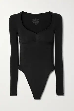 SKIMS Seamless Sculpt Long Sleeve Thong Bodysuit