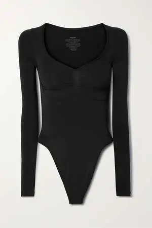 SKIMS Seamless Sculpt Long Sleeve Thong Bodysuit