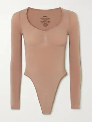 Women's Long Sleeve Sheer Bodysuits