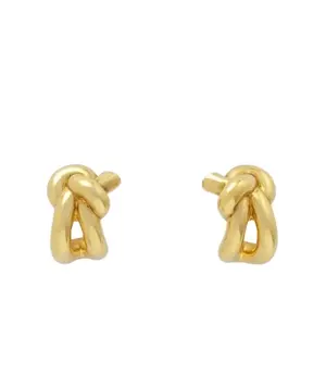 BOTTEGA VENETA Plated Knot Earrings