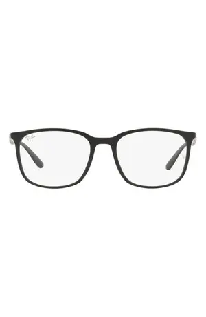 Ray-ban 54mm Square Optical Glasses Sand Black