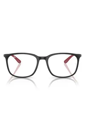 Ray-ban 54mm Square Optical Glasses - Sand Red