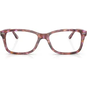 Ray-ban 53mm Square Frame Eyeglasses - Purple
