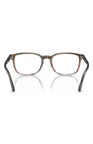 Ray-ban 56mm Pillow Optical Glasses - Red