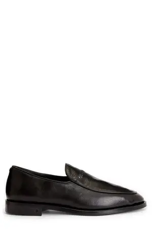 John Varvatos Leather Loafer - Black