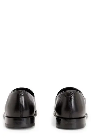 John Varvatos Leather Loafer - Black