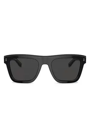 Dolce & Gabbana 52mm Square Sunglasses - Black