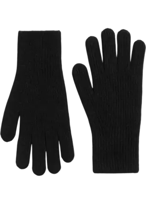 TOTEME Cashmere Gloves - Black