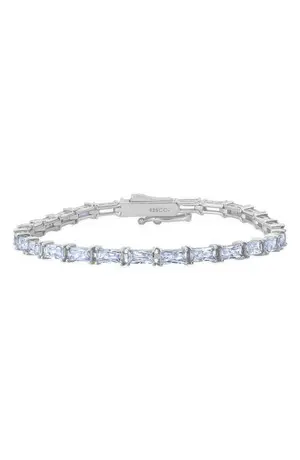 CRISLU Cubic Zirconia Tennis Bracelet - Silver