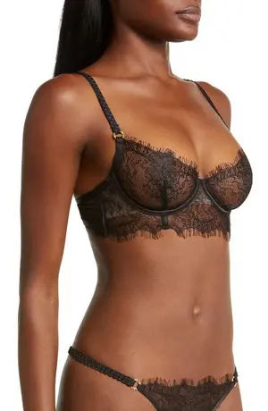 Bluebella Camelia Mesh & Lace Underwire Bra