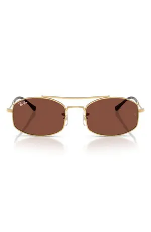 Ray-ban 54mm Oval Sunglasses - Arista/red