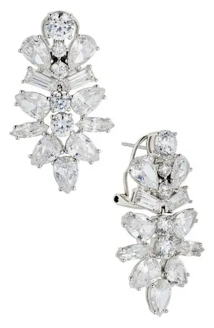 NADRI Nadri Cubic Zirconia Cluster Drop Earrings