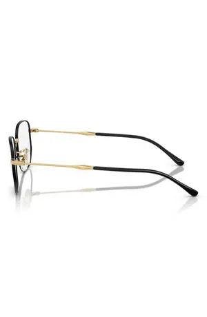 Ray-ban 51mm Optical Glasses - Black Gold