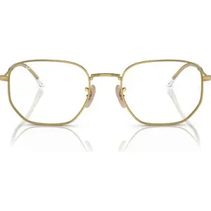 Ray-ban 51mm Optical Glasses - Gold Flash