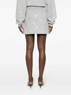 Gucci Crystal-embellished Interlocking G Mini Skirt