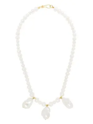 A SINNER IN PEARLS Gold-plated Pearl Necklace - White
