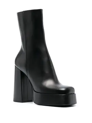 Versace Single Platform 120 Leather Boots