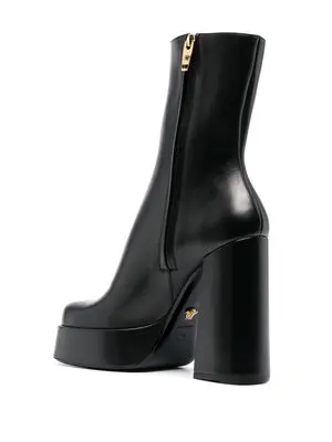 Versace Single Platform 120 Leather Boots
