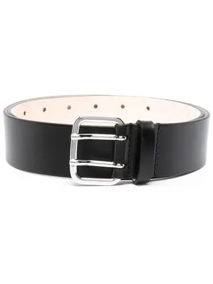 DEHANCHE Hutch Leather Belt Black