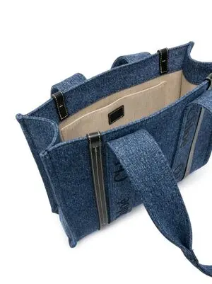 Chloé Woody Small Denim Tote Bag