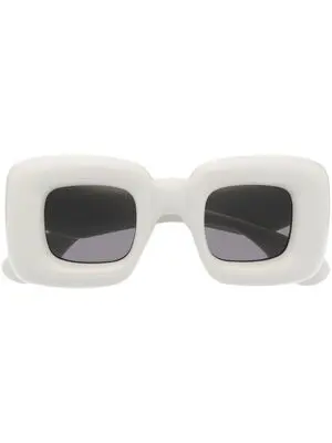 Loewe Inflated Square-frame Sunglasses - Grey