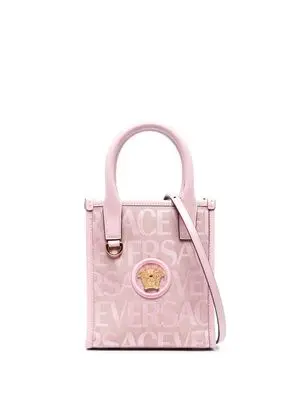 Versace Medusa Head Logo-jacquard Mini Tote Bag