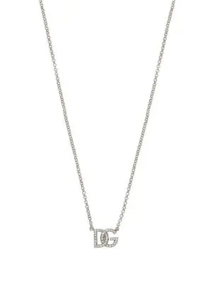 Dolce & Gabbana Tone Dg Crystal Necklace