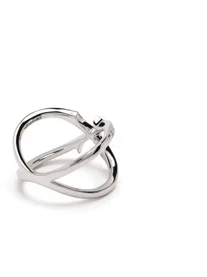 Stephen Webster 18k White Gold Stem Crossover Diamond Ring