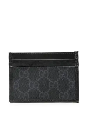 Gucci Interlocking G Canvas Card Holder