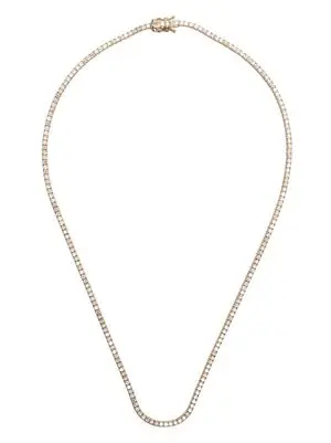 SYDNEY EVAN 14k Yellow Diamond Tennis Necklace