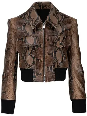 Khaite The Hector Leather Jacket