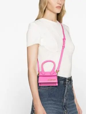 Jacquemus Le Chiquito Moyen Leather Top Handle Bag