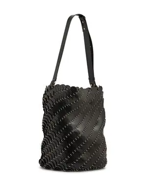 Rabanne Pacoïo Leather Bucket Bag