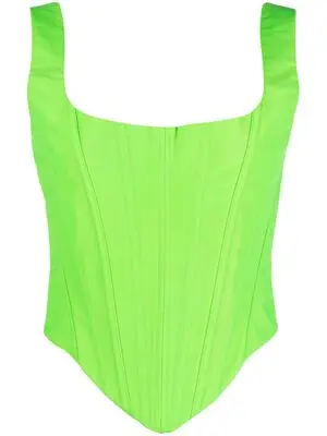 Christopher John Rogers Sleeveless Corset Top