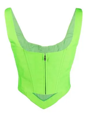Christopher John Rogers Sleeveless Corset Top