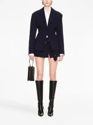 Off-White Single-breasted Wool Blazer