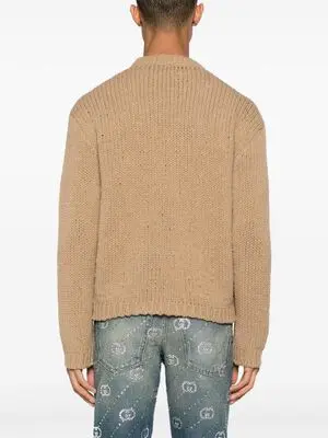 Gucci Logo-intarsia Wool Sweater