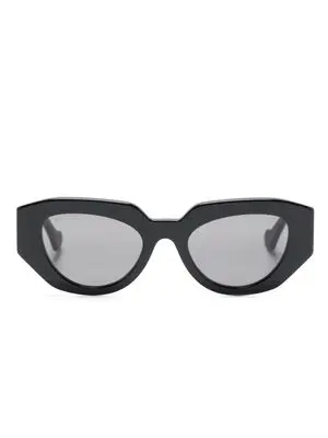 Gucci Gene Oval-frame Sunglasses