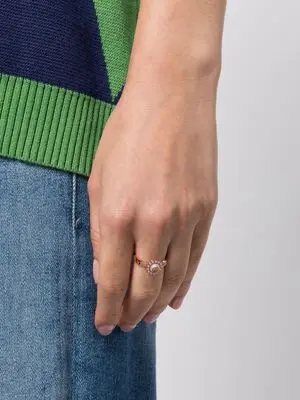 Gucci Rose Double G-logo Flower Ring