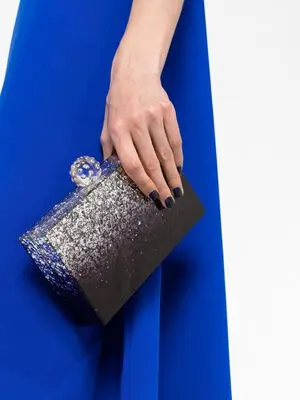 AQUAZZURA Tequila Crystal Clutch