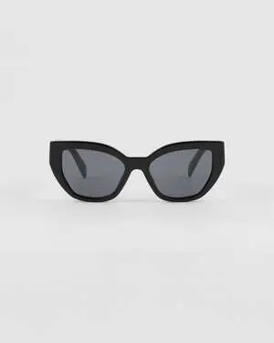 Prada Sunglasses With Logo - Slate Gray Lenses